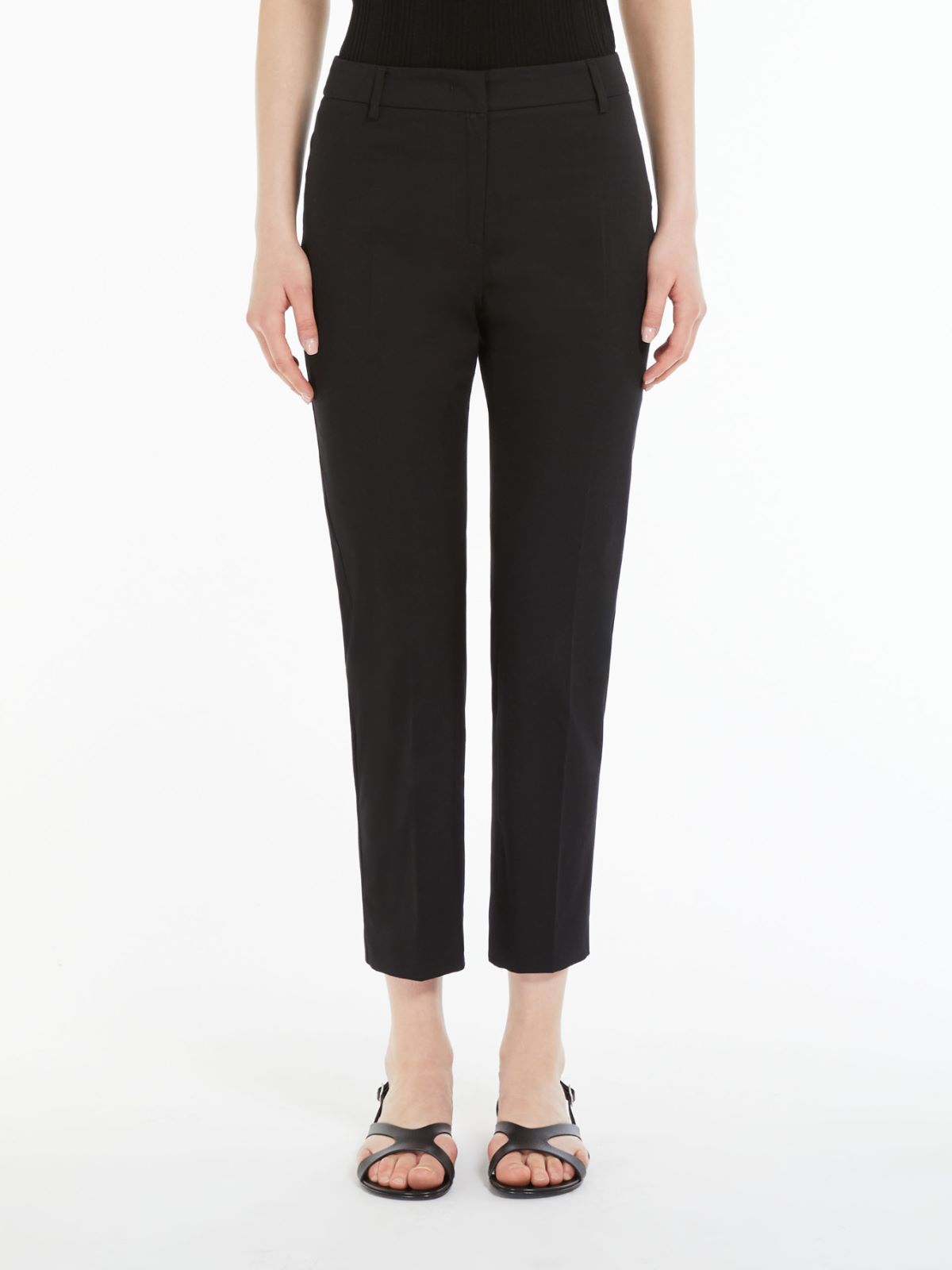 Cotton gabardine trousers | Max Mara