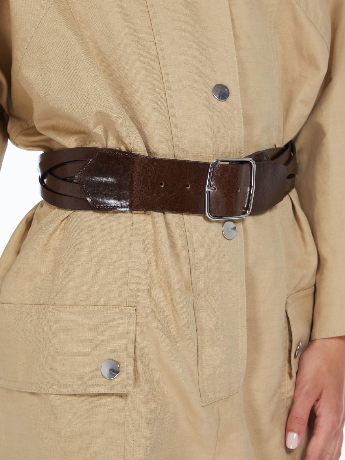 Dark brown leather | Max Mara